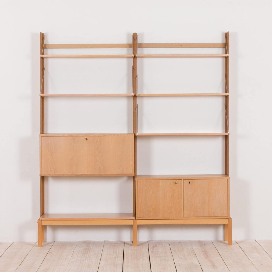 White oak shelving unit, Torbjorn Afdal For Bruksbo Scandinavian ...